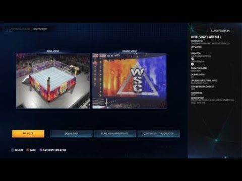 WSC Stage creator arena updated - YouTube