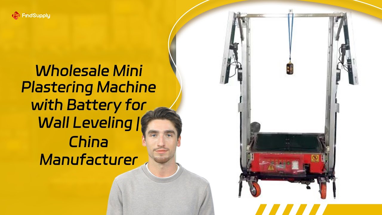 Wholesale Mini Plastering Machine with Battery for Wall Leveling ...