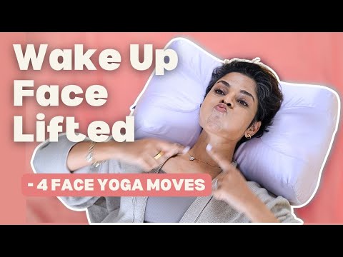4-Min Night Face Yoga Routine Wake up With a Non-Surgical Face Lift
