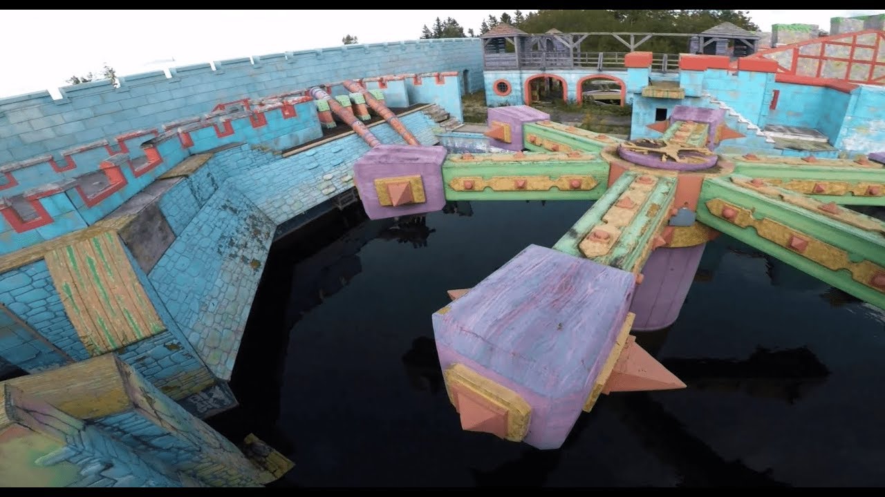 Abandoned - Splatalot TV show set (Police Came) - YouTube