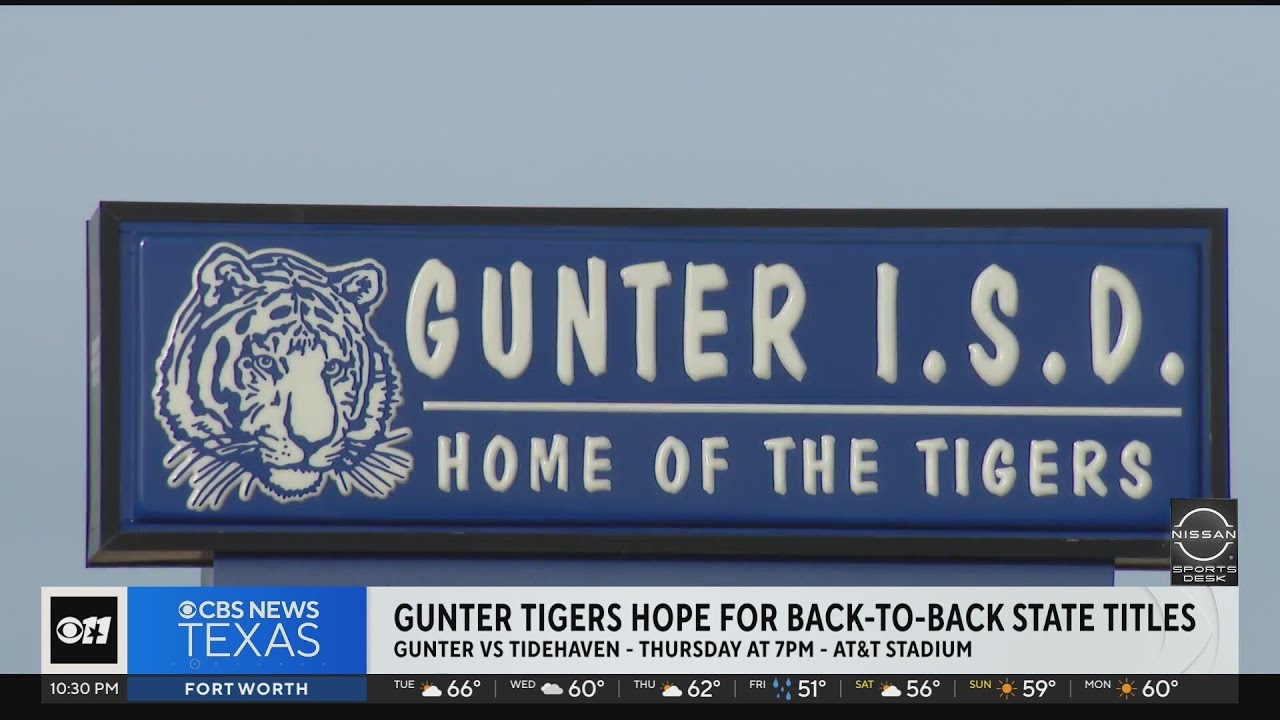 Gunter Tigers hope for back-to-back state titles - YouTube
