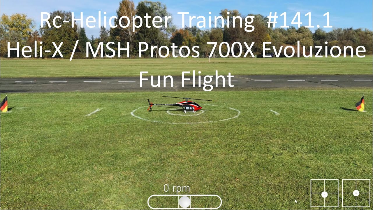 Rc-Helicopter Training #141.1 / Heli-X / MSH Protos 700X Evoluzione ...
