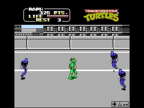 Teenage Mutant Ninja Turtles II: The Arcade Game - Raphael - Scene 4 ...