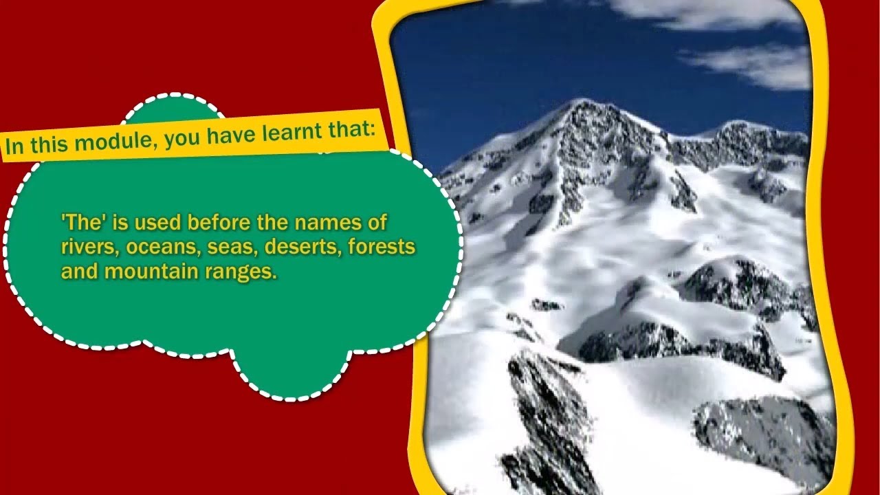 WHERE do we use THE article THE | USAGE of article THE in English ...