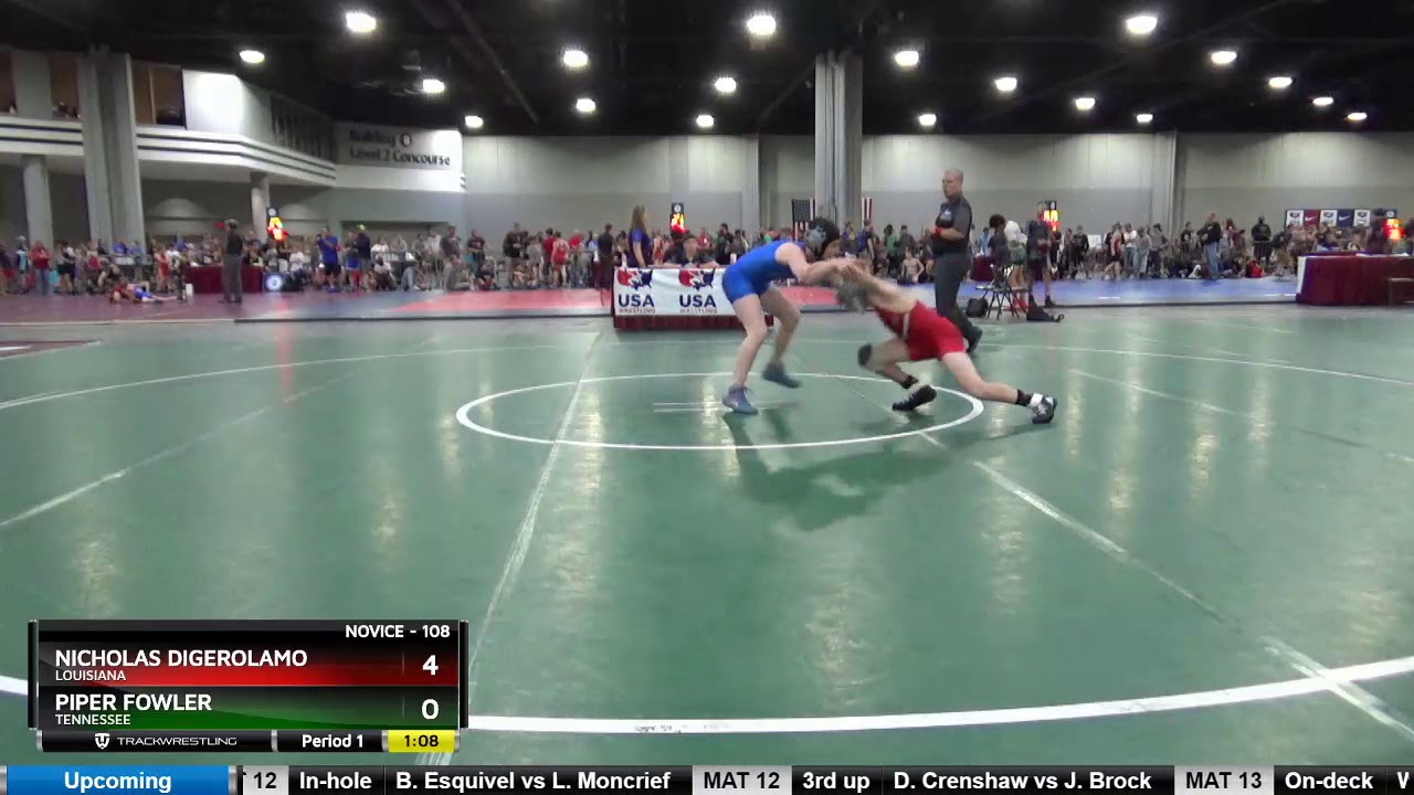 Novice 108 Nicholas Digerolamo Louisiana Vs Piper Fowler Tennessee ...