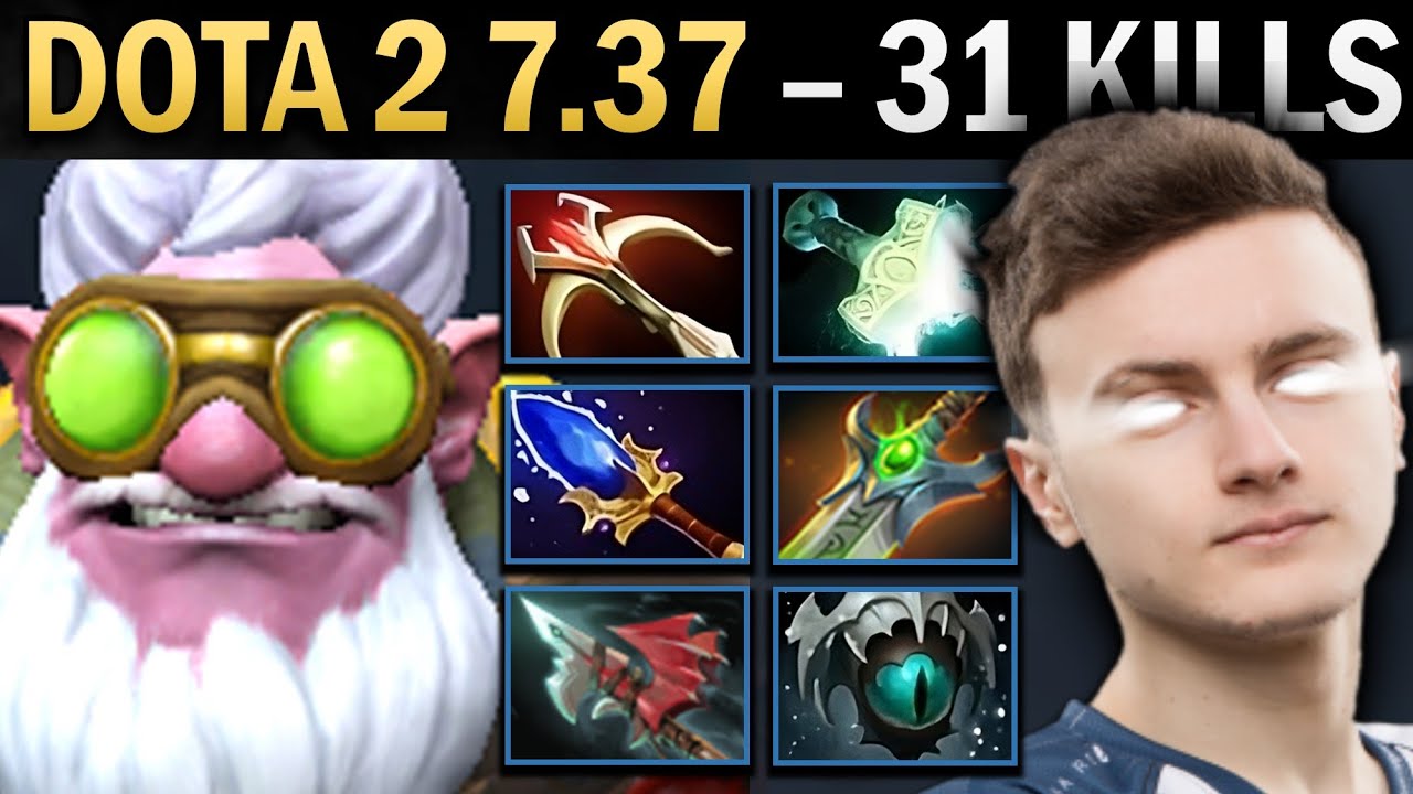 Sniper Dota 7.37 Miracle with 31 Kills and 992 GPM - TI14 - YouTube