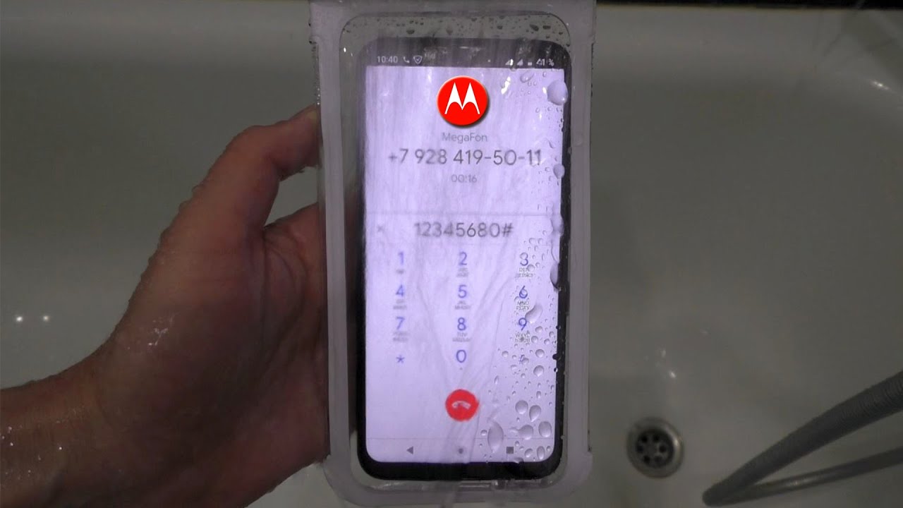 Motorola Hello Moto incoming call underwater - YouTube