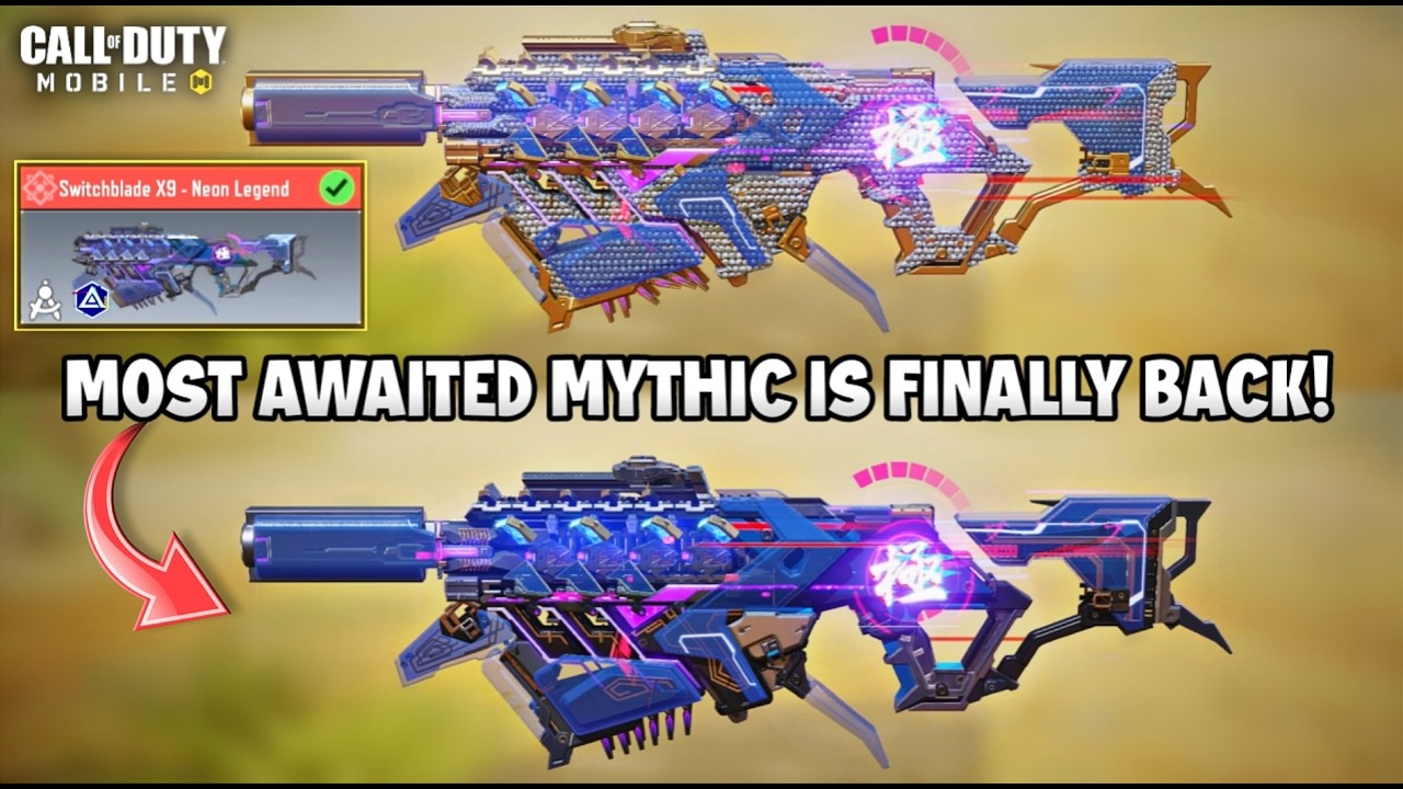 Most awaited mythic Switchblade X9 Neon Legend is finally back! - YouTube