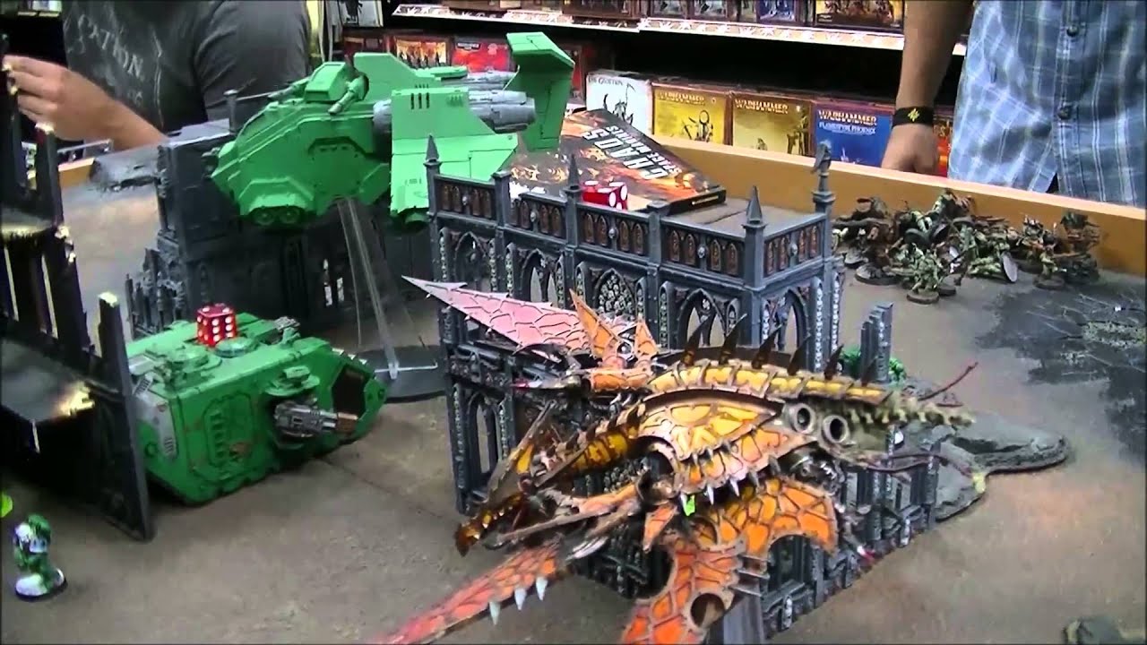 Chaos SM vs Salamanders SM 7th ed Warhammer 40k Battle Report 51 Part 2 ...