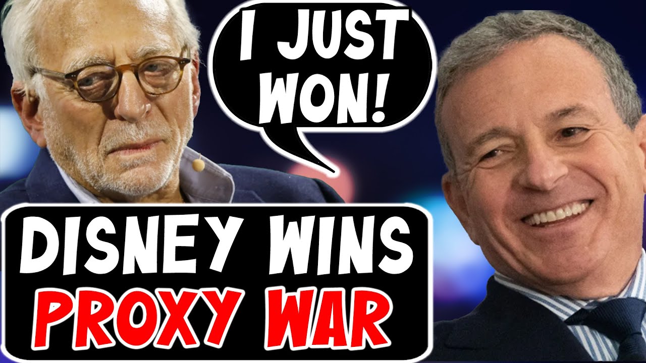 Bob Iger WINS Proxy Battle Vs Nelson Peltz | Disney Update - YouTube