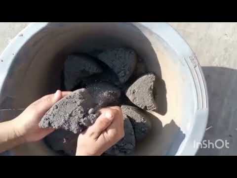 pure cement beautiful mini shape dry crumbling 🤤|| oddly satisfying 😴
