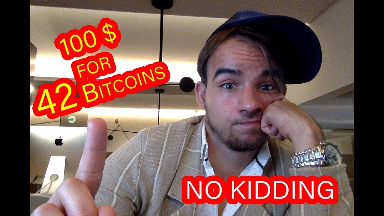 Cheapest Bitcoin ever!!! Bought 42 Bitcoins for 100 bucks - YouTube