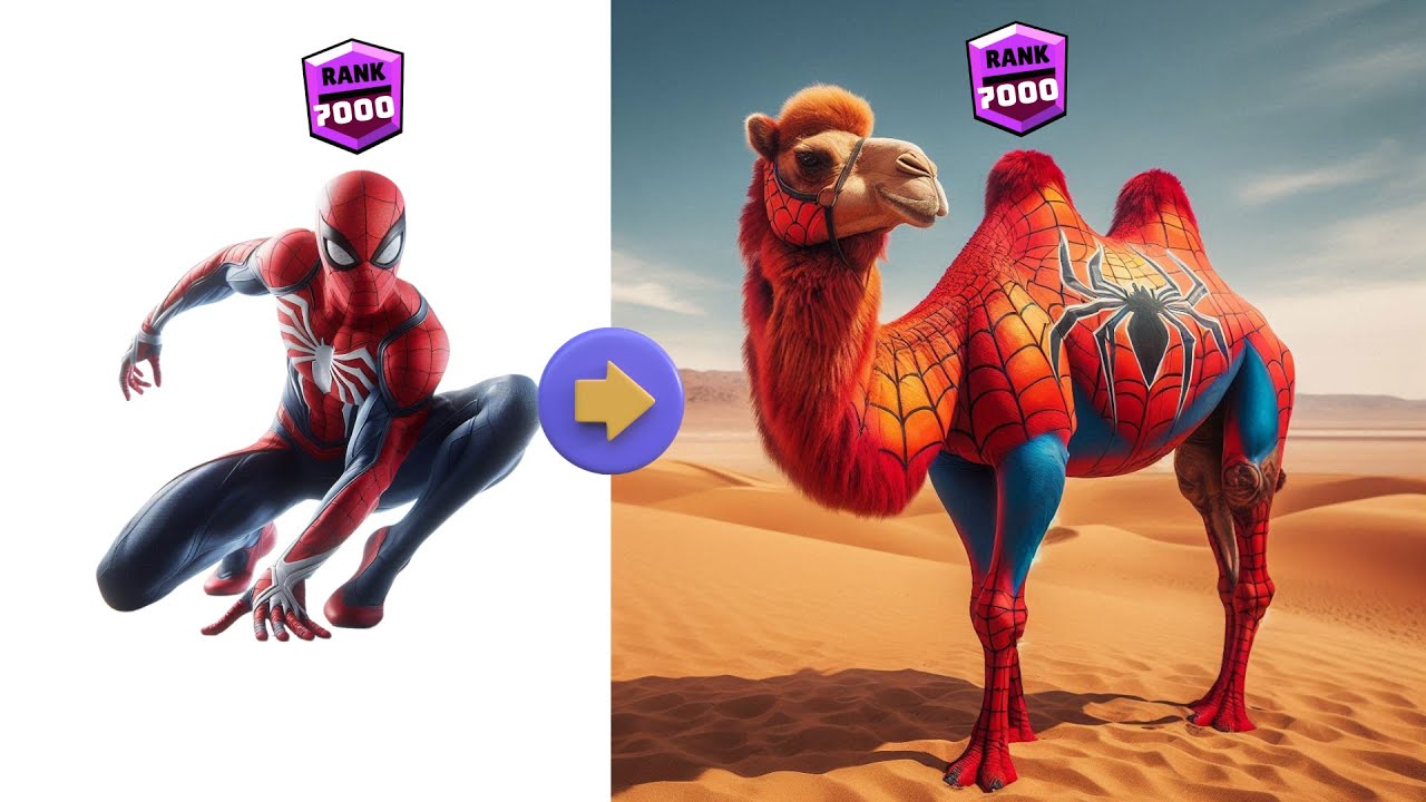 Superheroes but Camel #spiderman #marvel #brawlstars #brawlstarsmemes # ...