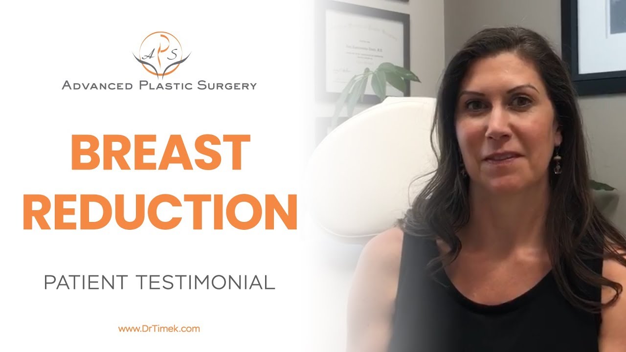 Patient Testimonial - Breast Reduction - Advanced Plastic Surgery - YouTube