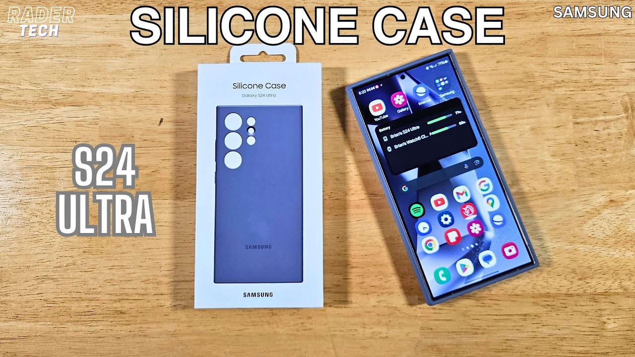 Silicone Case for the Samsung Galaxy S24 Ultra - YouTube