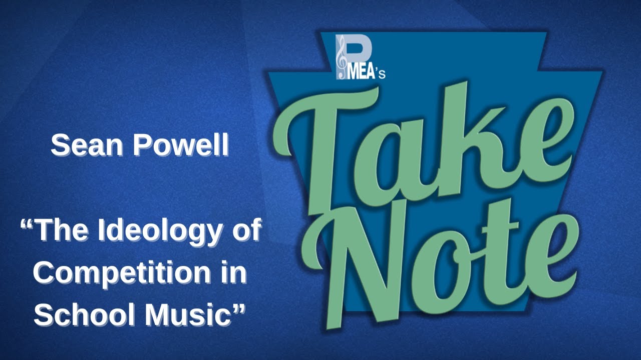 PMEA's Take Note: 10/16/24 - Dr. Sean Powell - YouTube