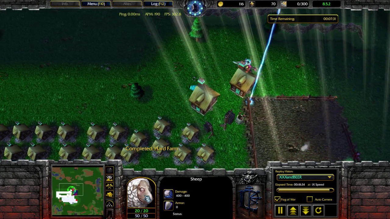 Warcraft 3 Reforged Sheep Tag Highlight 002 - YouTube