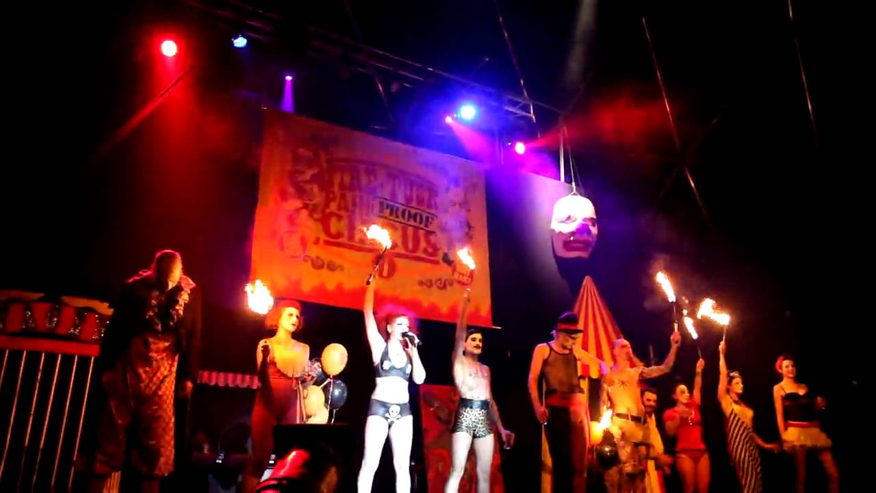 fun with fire at the Pain Proof Circus - YouTube