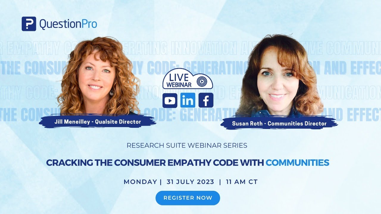 Research Suite Webinar Series: Cracking the Consumer Empathy Code with ...