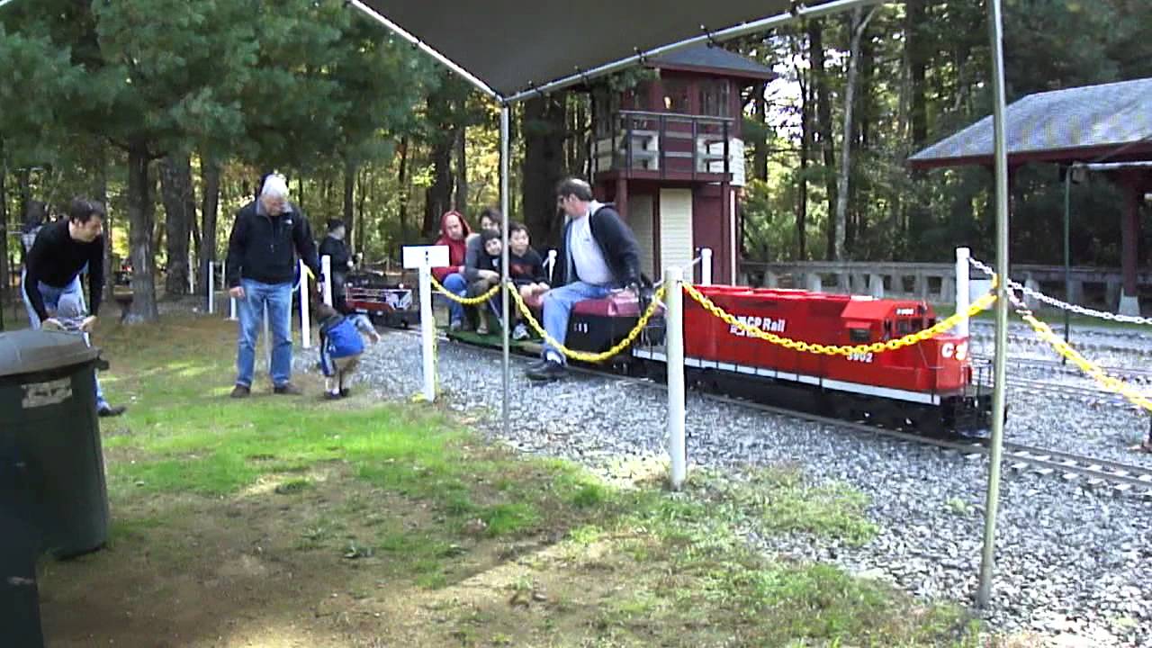 Washakum Live Steamers RIDEABLE MINI TRAINS!!! - YouTube