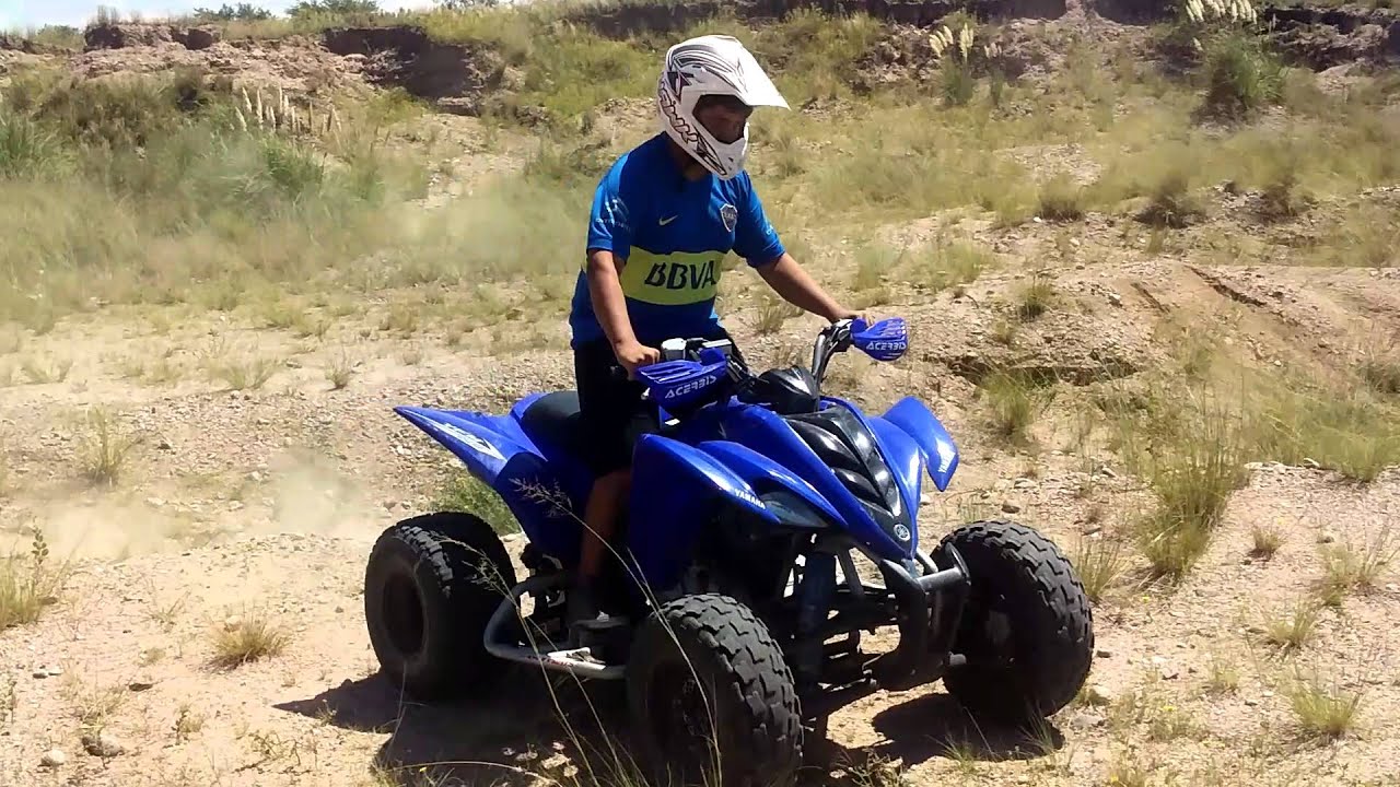 Yamaha Raptor yfm 350r en la pedrera - YouTube