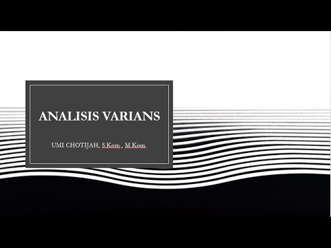 ANALISIS VARIANS - SPSS - YouTube