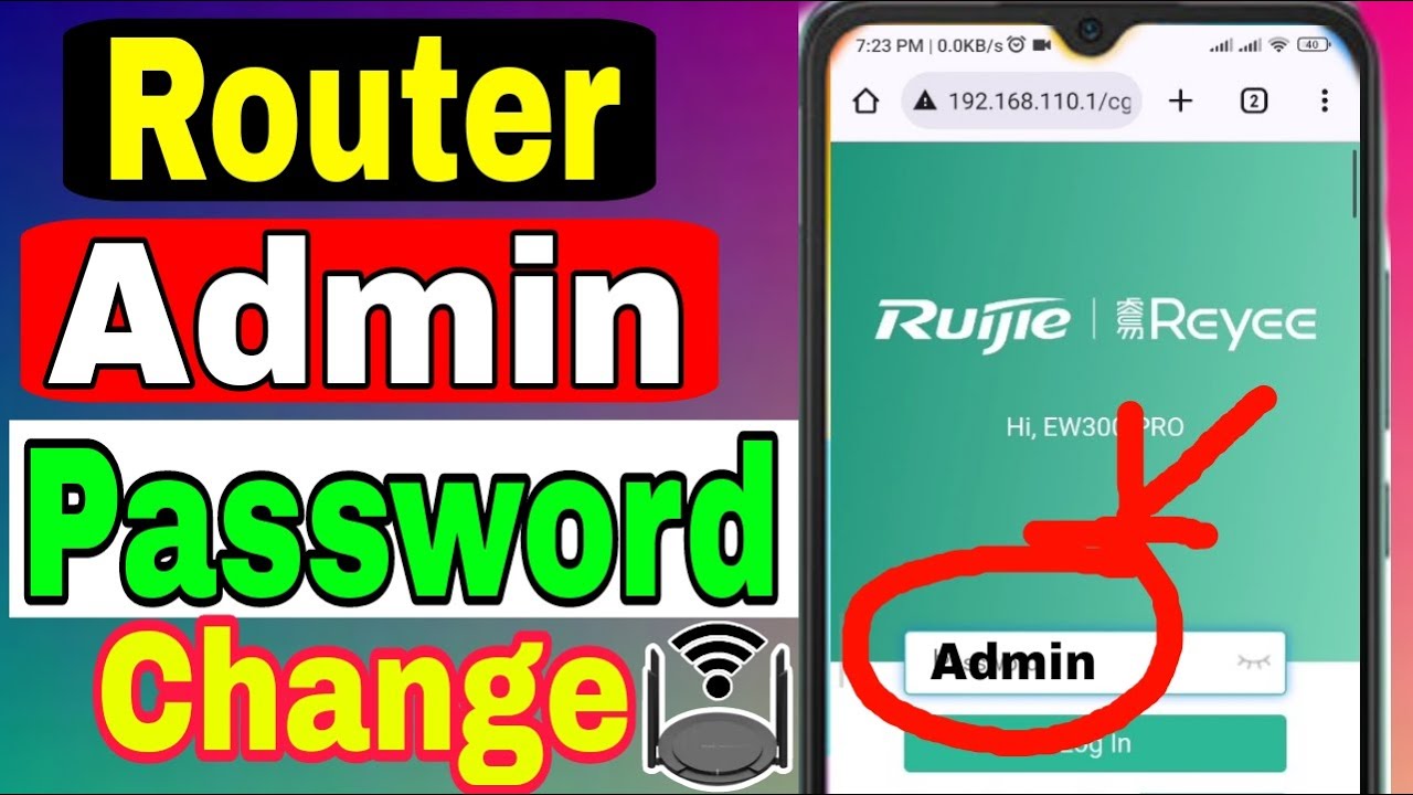 Ruijie Router Admin Password Change. Ruijie Router. - YouTube
