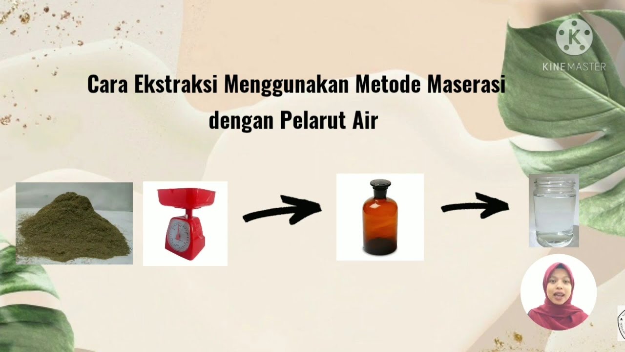 CARA MASERASI DENGAN PELARUT AIR - YouTube
