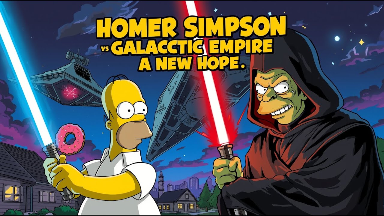 HOMER SIMPSON vs GALACTIC EMPIRE: A NEW HOPE — Official Trailer ...