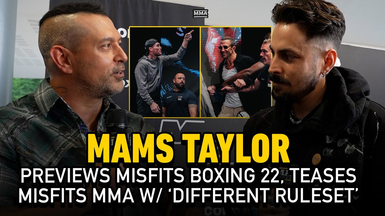 Mams Taylor Teases Misfits MMA With 'Different Ruleset', Previews ...