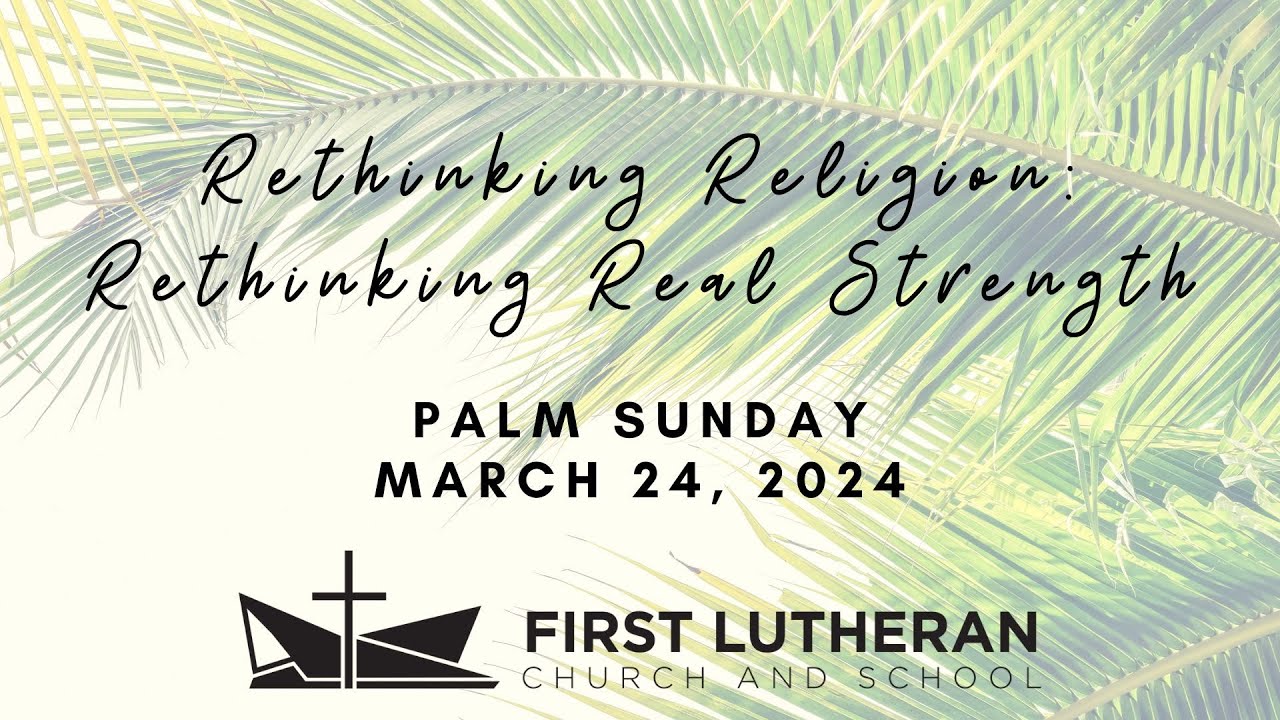 Sunday Service for Palm Sunday, March 24th, 2024 - YouTube
