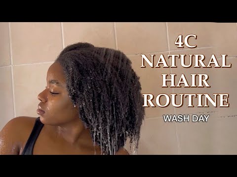 MY REALISTIC 4C NATURAL HAIR ROUTINE !! | WASH DAY - YouTube