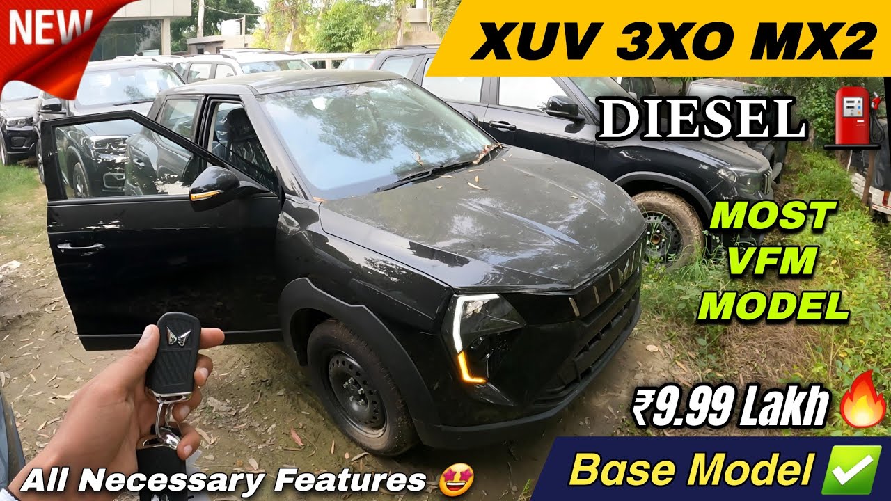 Mahindra XUV 3XO MX2 Diesel 2024 | XUV 3XO Base Model Diesel 🤩 | Most ...