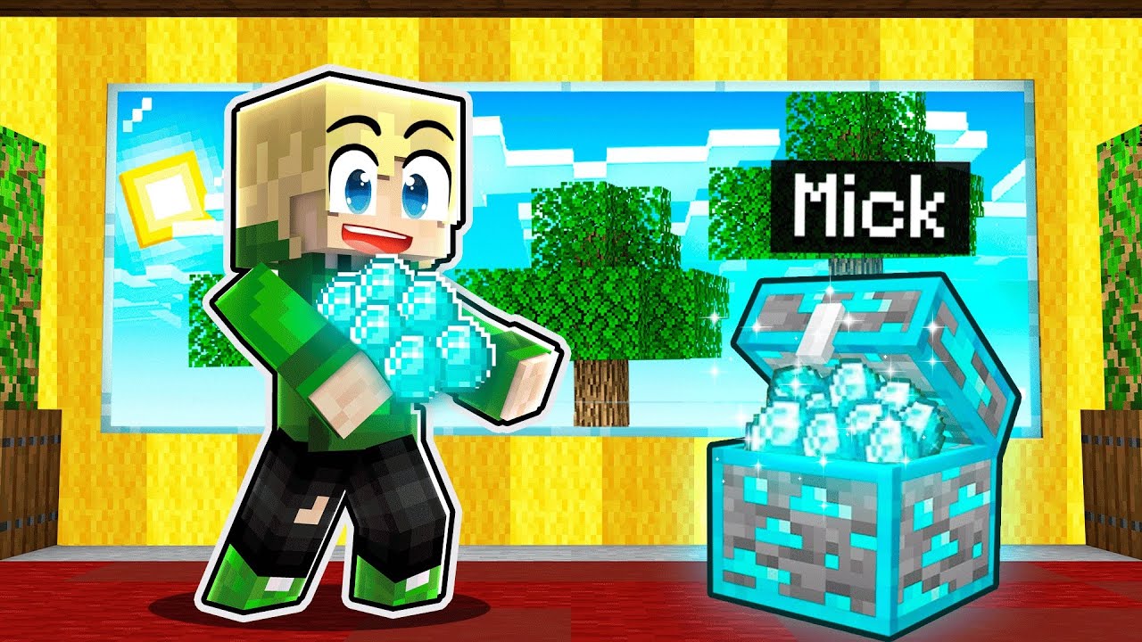 5 MANIEREN Om DIAMONDS Te Stelen Van MICK In Minecraft! - YouTube