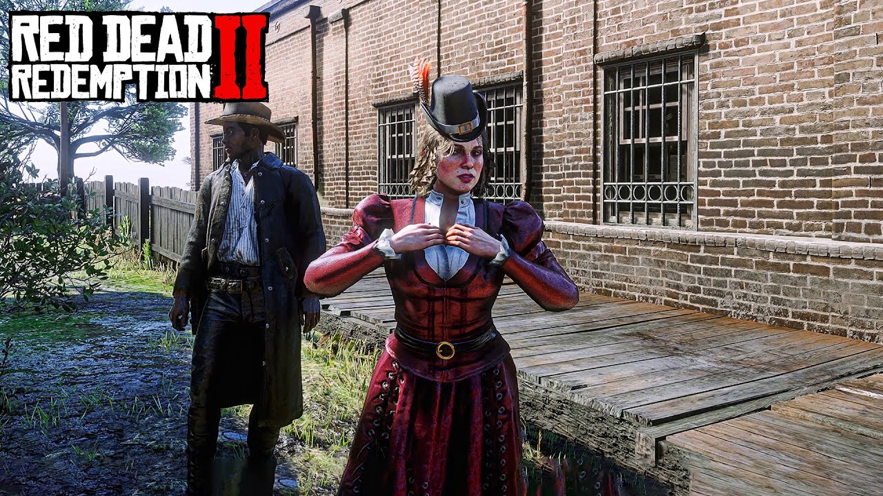 How Karen reaction when you choose Harlot girl routine for her - RDR2 ...