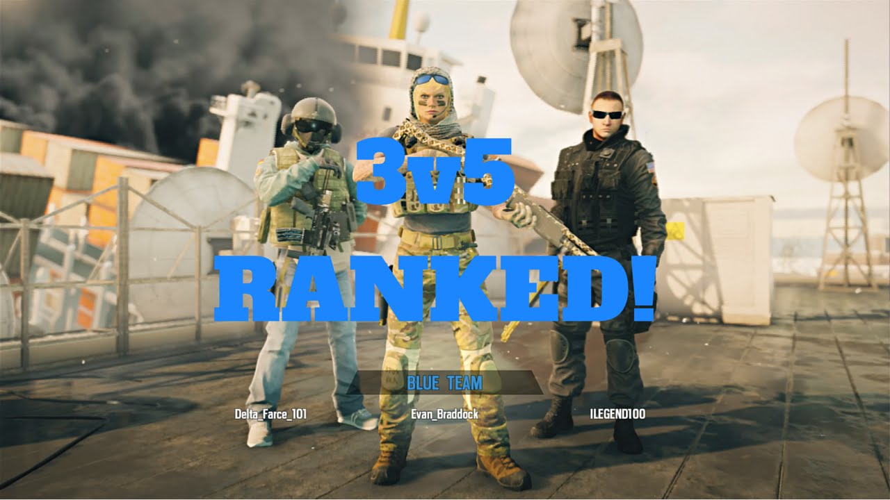 3v5 Ranked Gameplay - Rainbow Six Siege - YouTube