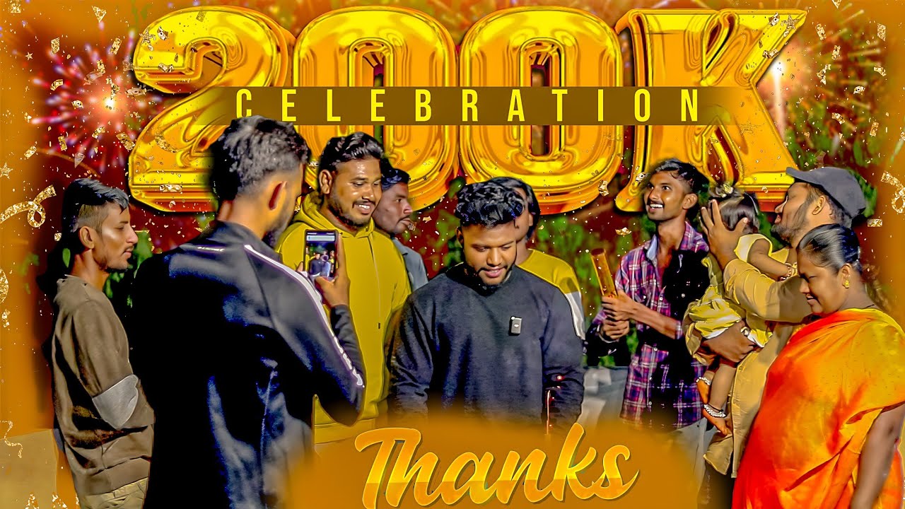 Hitting the 200,000 Subscriber Milestone Thank You, YouTube Family ...