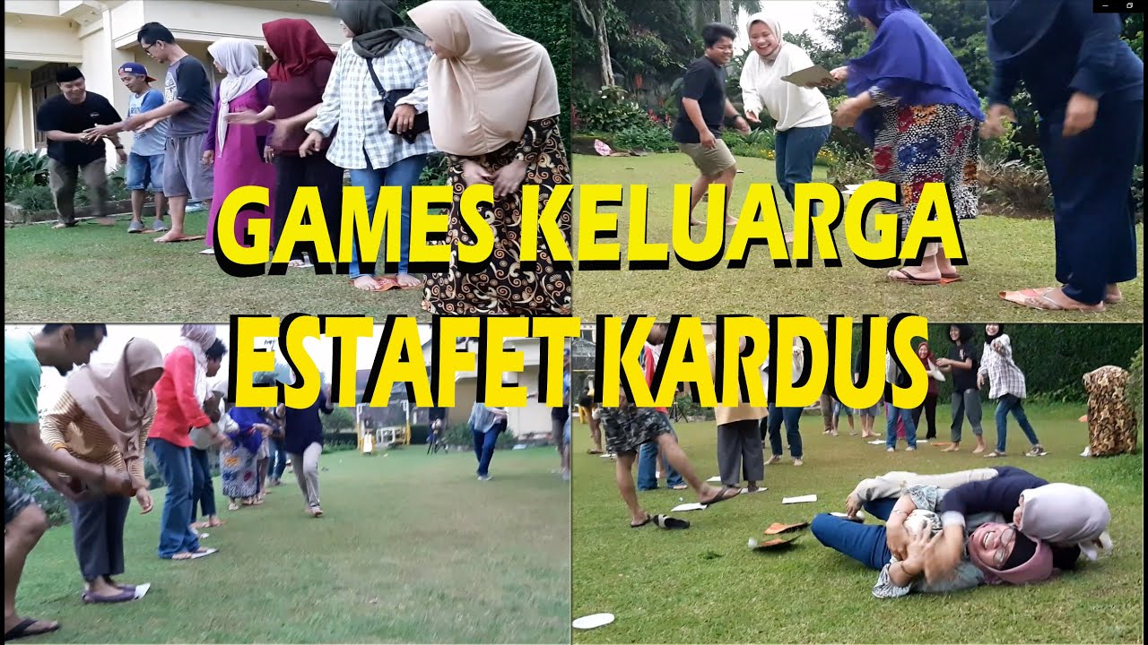Games Keluarga - Estafet Kardus - YouTube