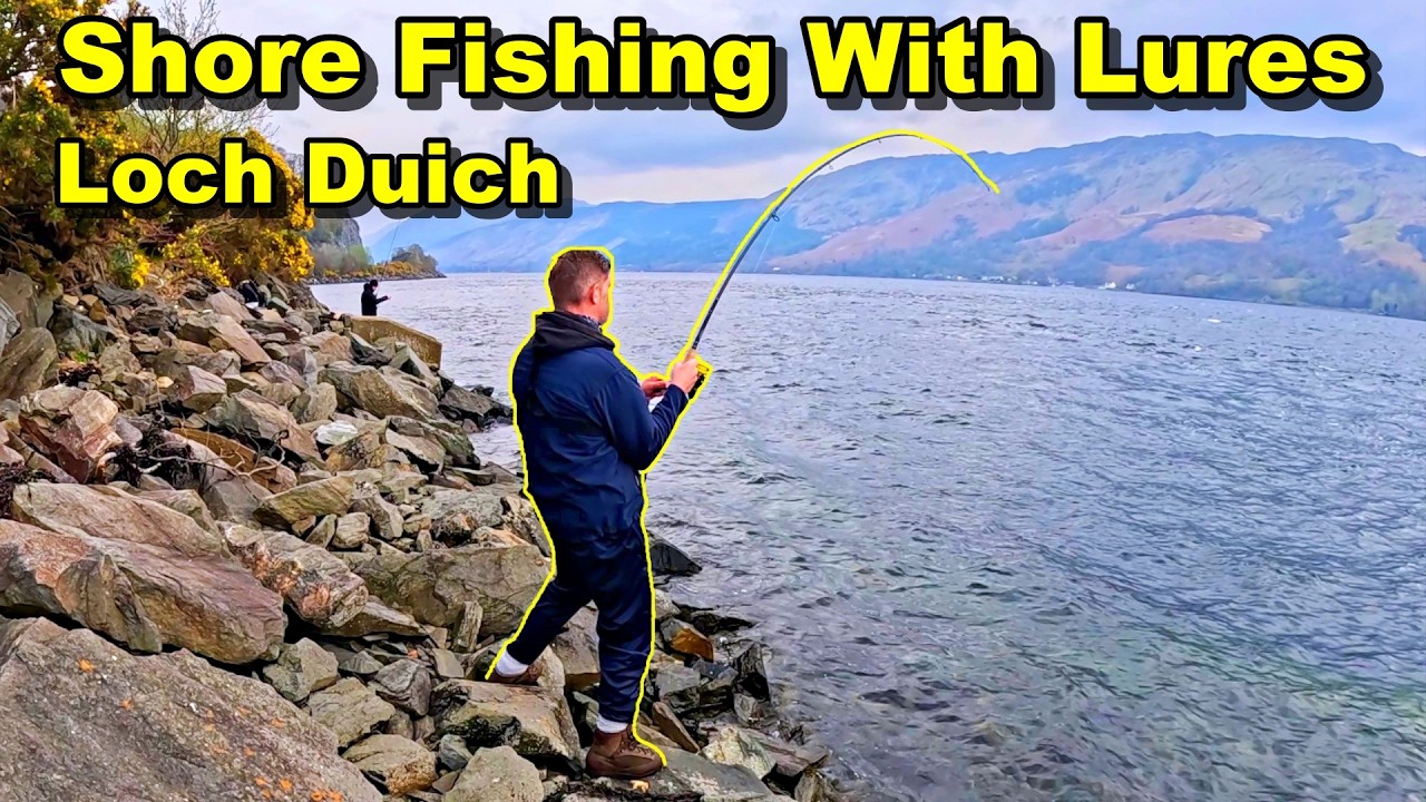 Sea Fishing Scotland - Fishing On The Rocky Shores Loch Duich - Pollock ...