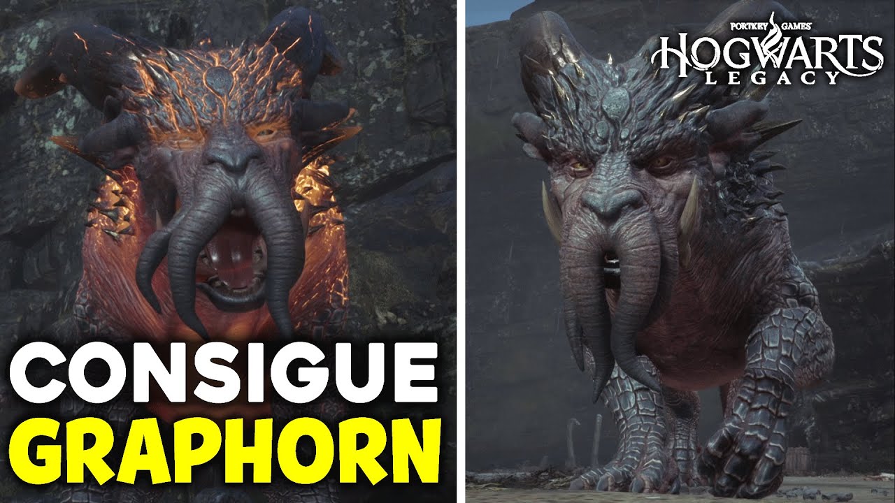 COMO CONSEGUIR al GRAPHORN en HOGWARTS LEGACY Guía Español UBICACIÓN ...