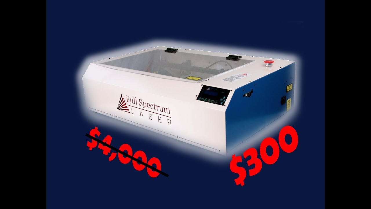 We Got a $4,000 Laser for $300! | Our New Full Spectrum Laser - YouTube