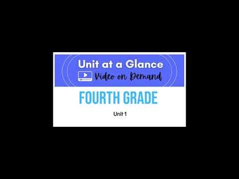 04 FOURTH GRADE Unit 1 - YouTube