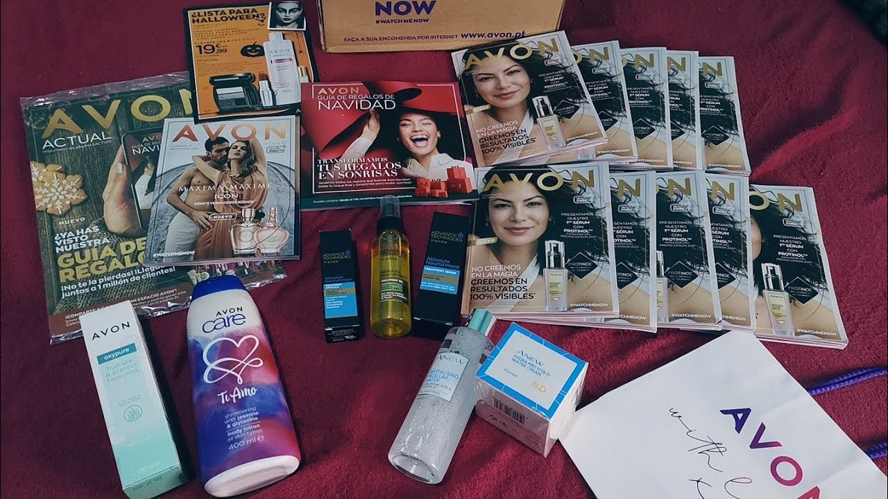 AVON BOX PARCEL ll My 1st Package - YouTube