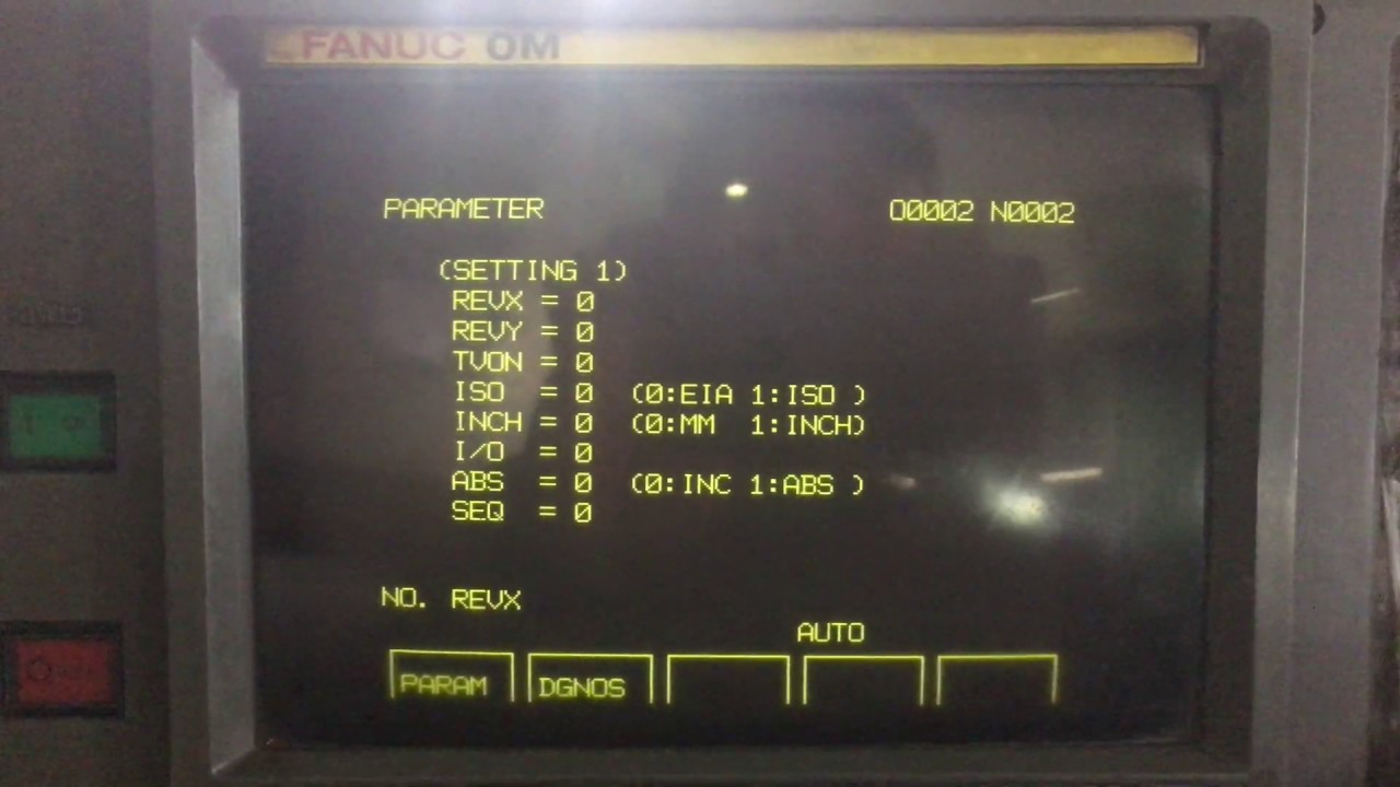 Parameter máy cnc hamai Fanuc 0m - YouTube