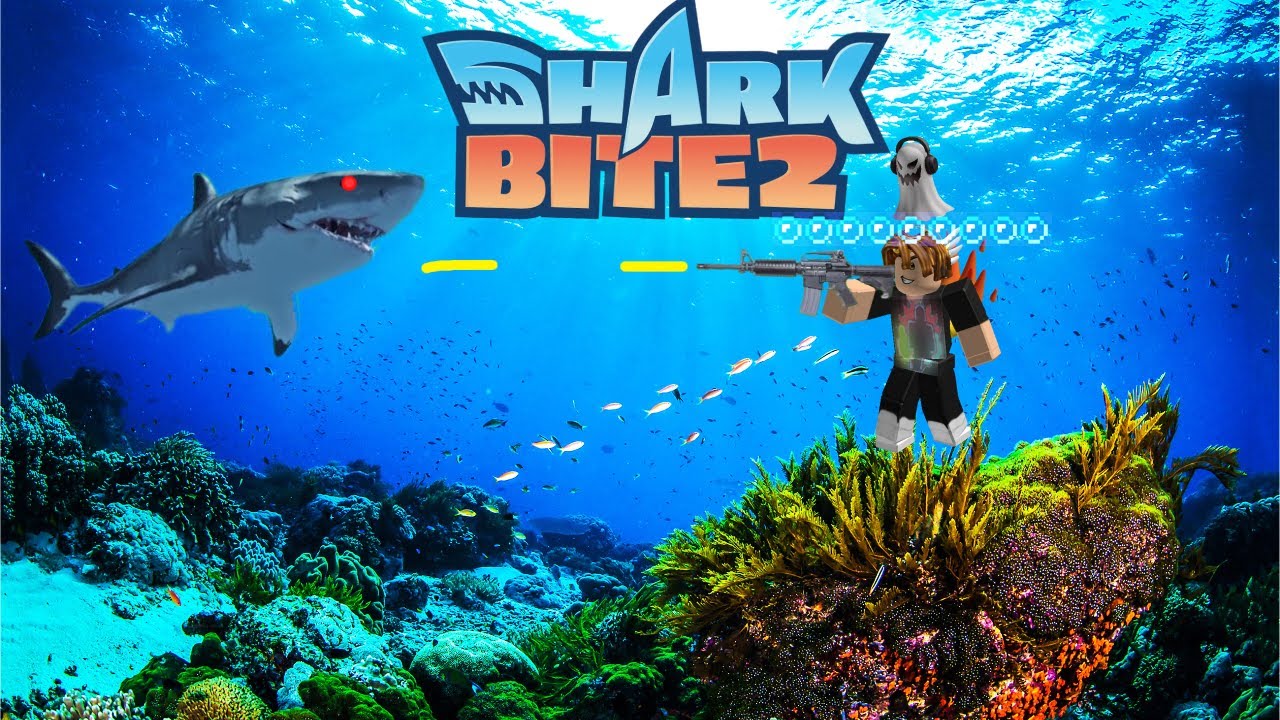Playing SHARKBITE 2 and being both human and shark!! - YouTube