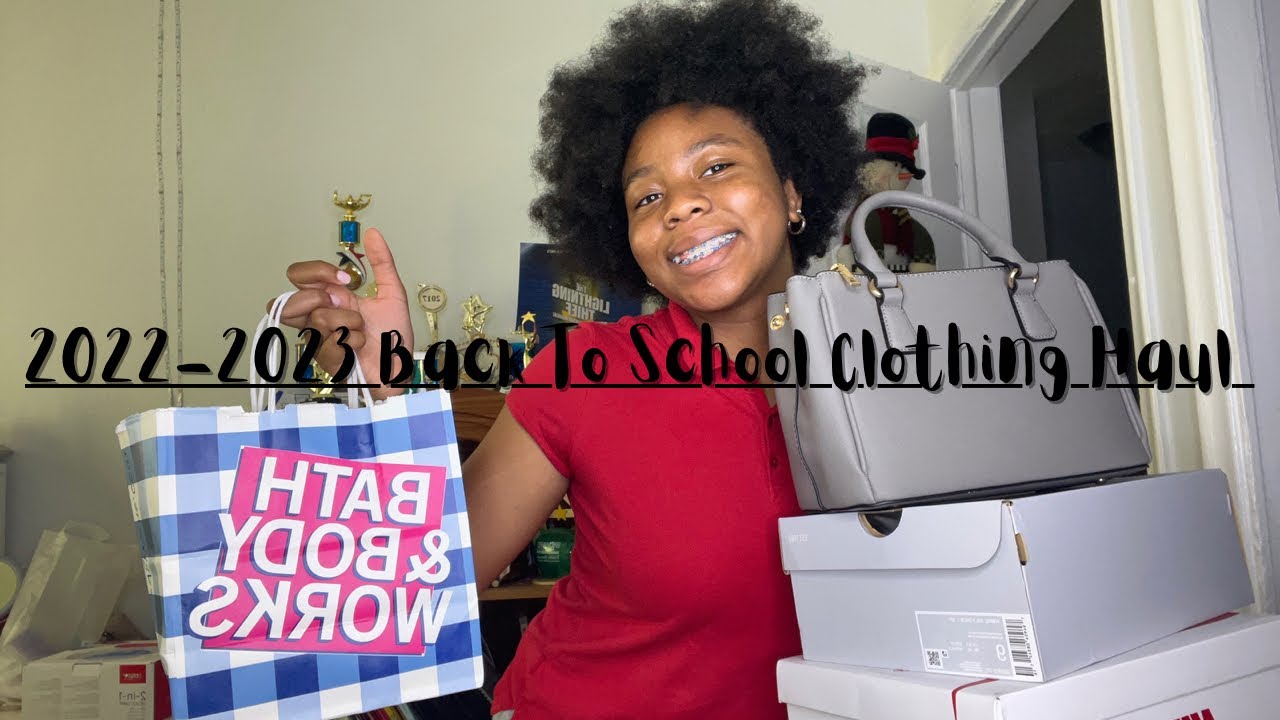 2022-2023 Back To School Clothing Haul!! (Try-on) 9th grade - YouTube