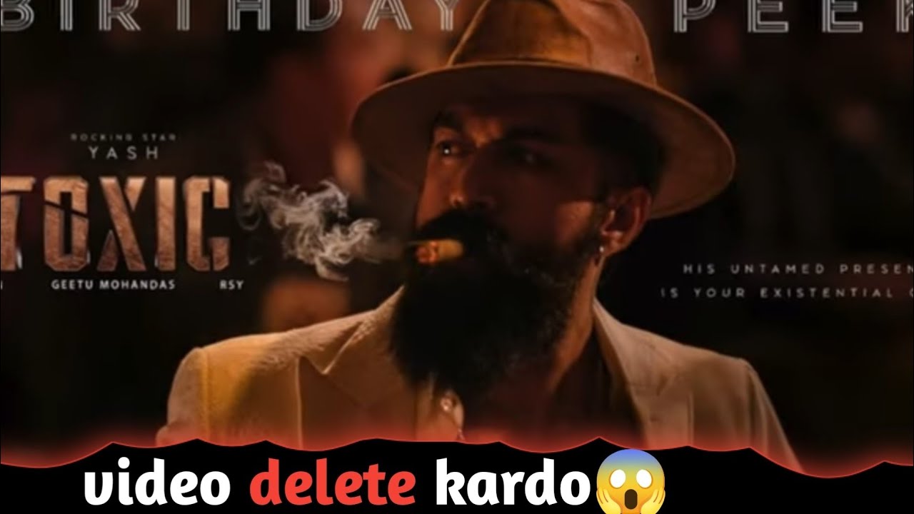 Toxic Movie Teaser Review, Yash new Movie - YouTube