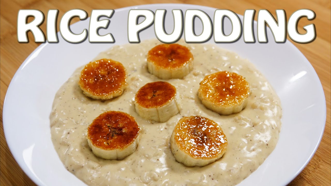 How to make Rice Pudding and why you should NOT WASH your rice when ...