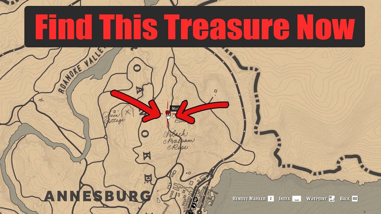 This is impossible to find this hidden treasure without any help - RDR2 ...