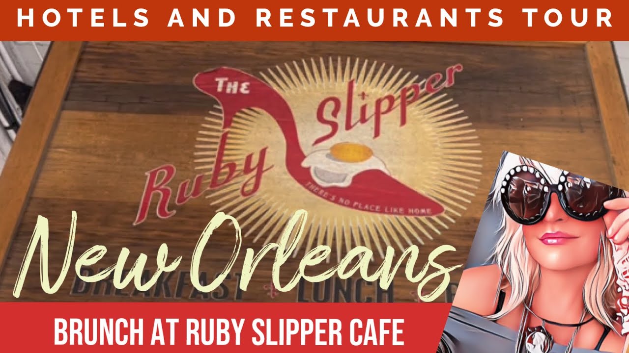 New Orleans walk around by Harrahs, Riverwalk Brunch at The Ruby Slipper Cafe! - YouTube